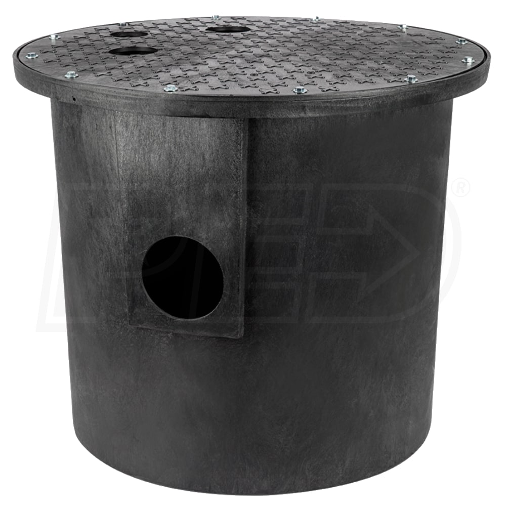 Red Lion 14942756 RL-WCS50TA-24 - 1/2 HP Sewage Basin System 24-Inchx24 ...