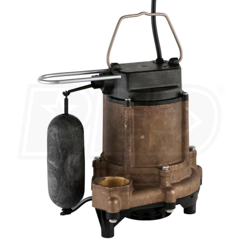 Little Giant 511342 10EN-CBA-SFS - 1/2 HP Cast Bronze Submersible ...