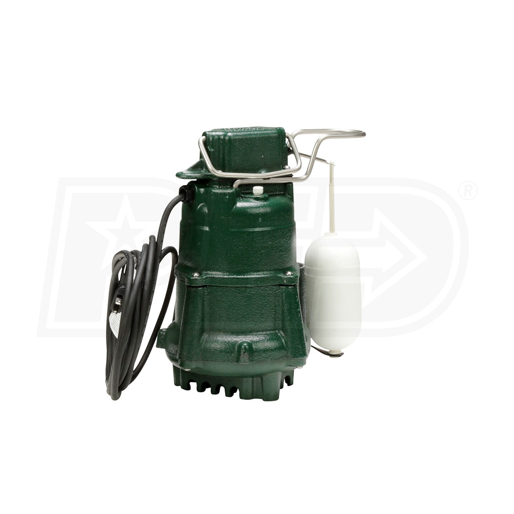 Zoeller 98-0010 M98 - 1/2 HP Cast Iron Submersible Sump Pump w ...