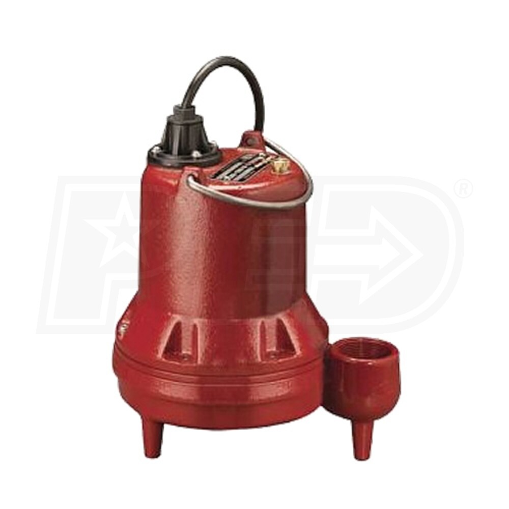 Liberty Pumps P372LE41/A2 - 4/10 HP Pro370 Cast Iron Sewage Pump System ...