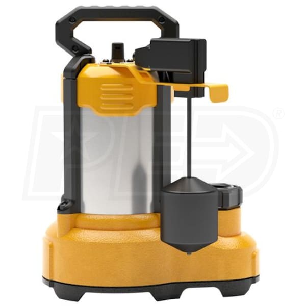 DeWalt Pumps DXWP62183 DeWalt 1 HP Cast Iron / Stainless Steel ...